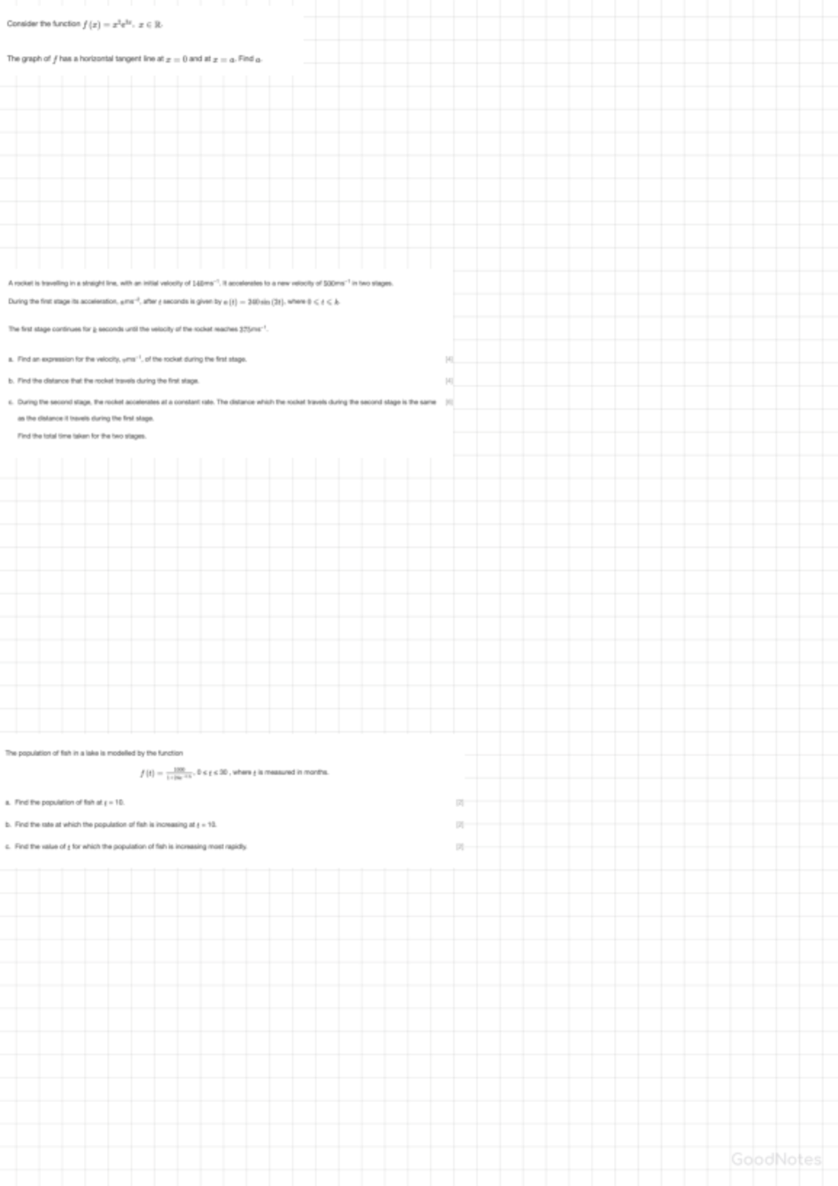 IBDP MATH AA Sl Questionbank - Paper 2 - Studocu