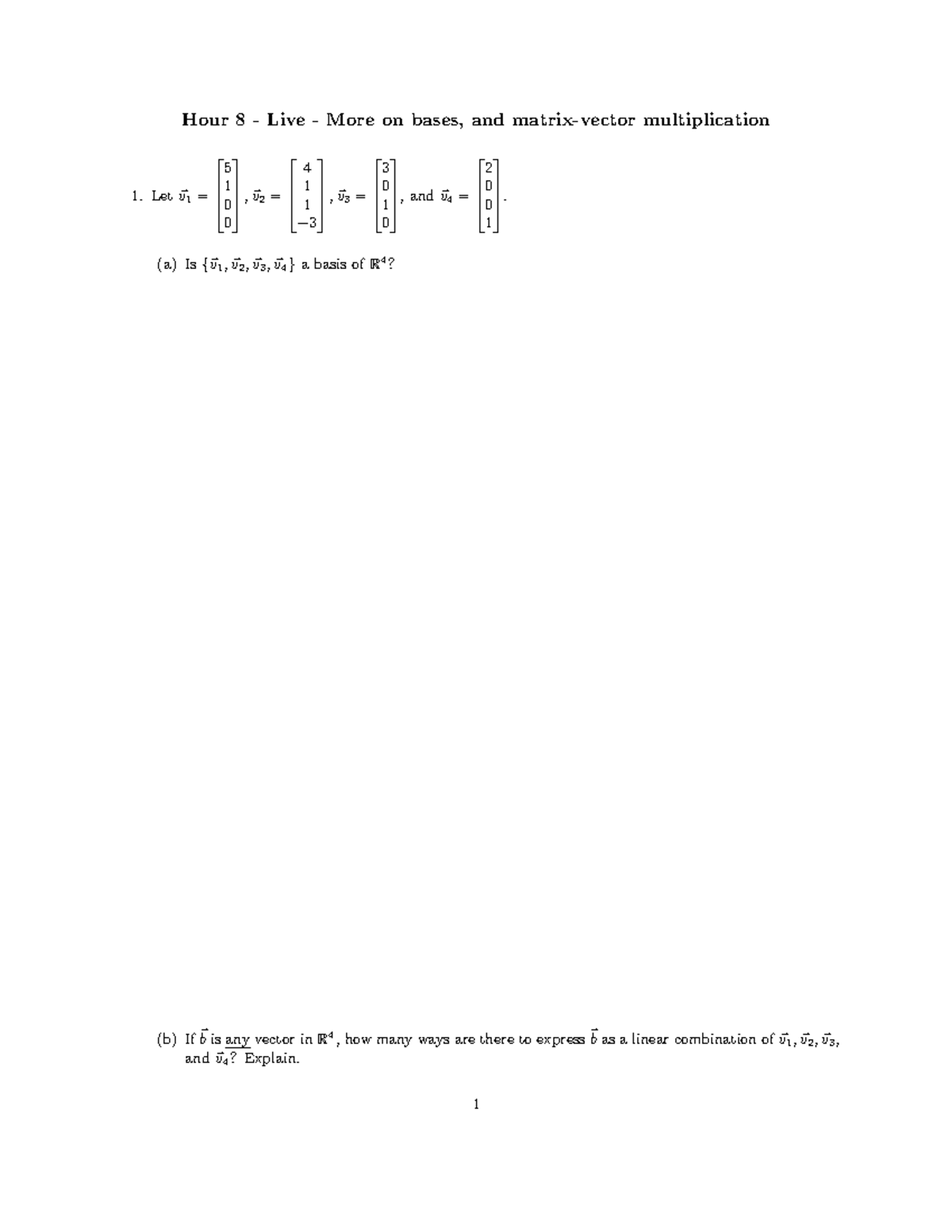 08 matrix vector mult blank new - Math 133 - McGill - Studocu