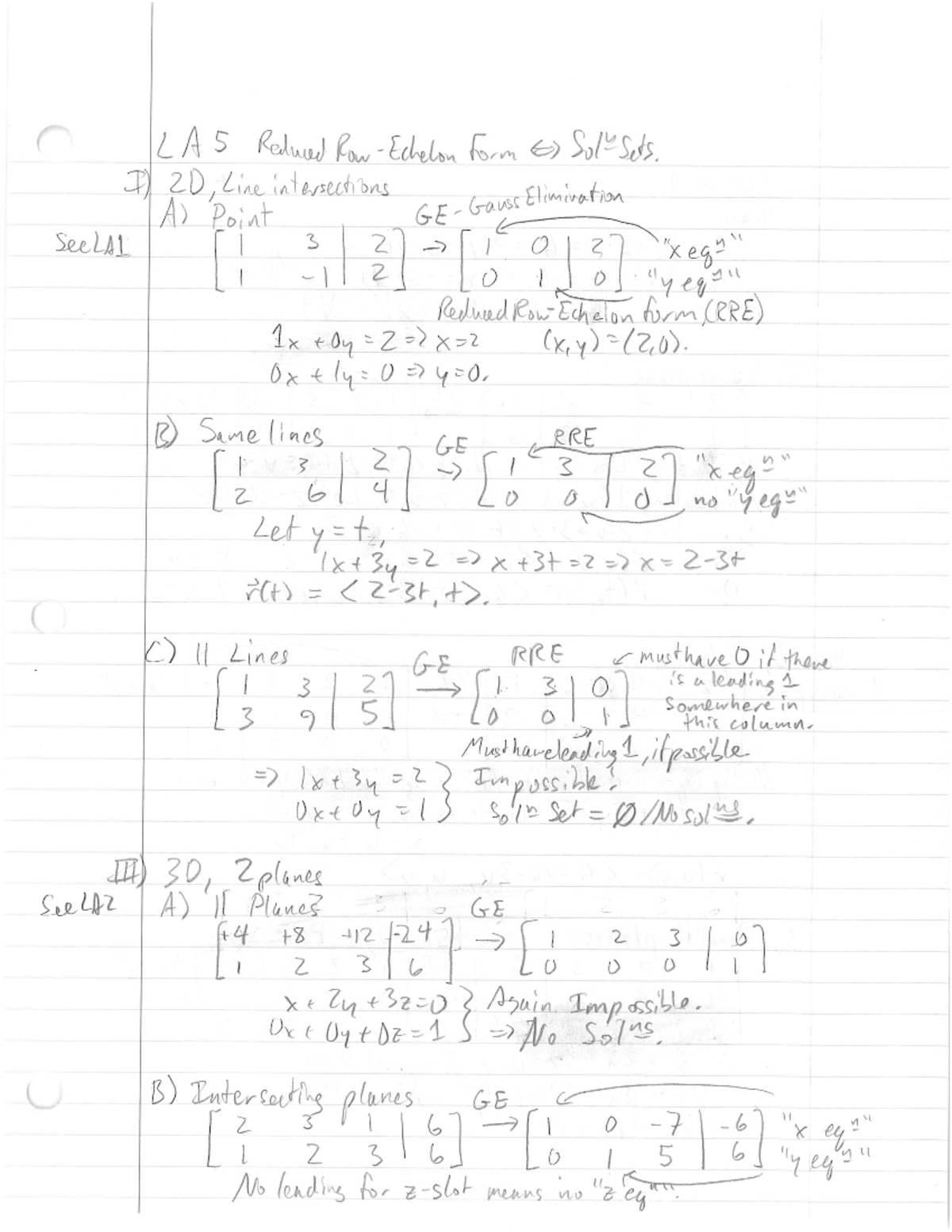 Reduced Row Echelon Form - MATH 171 - Studocu