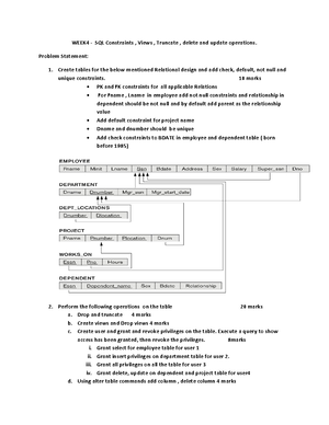 Week 1 - Mongodb - Week 1 – MONGO Database(No SQL) Problem Statement ...