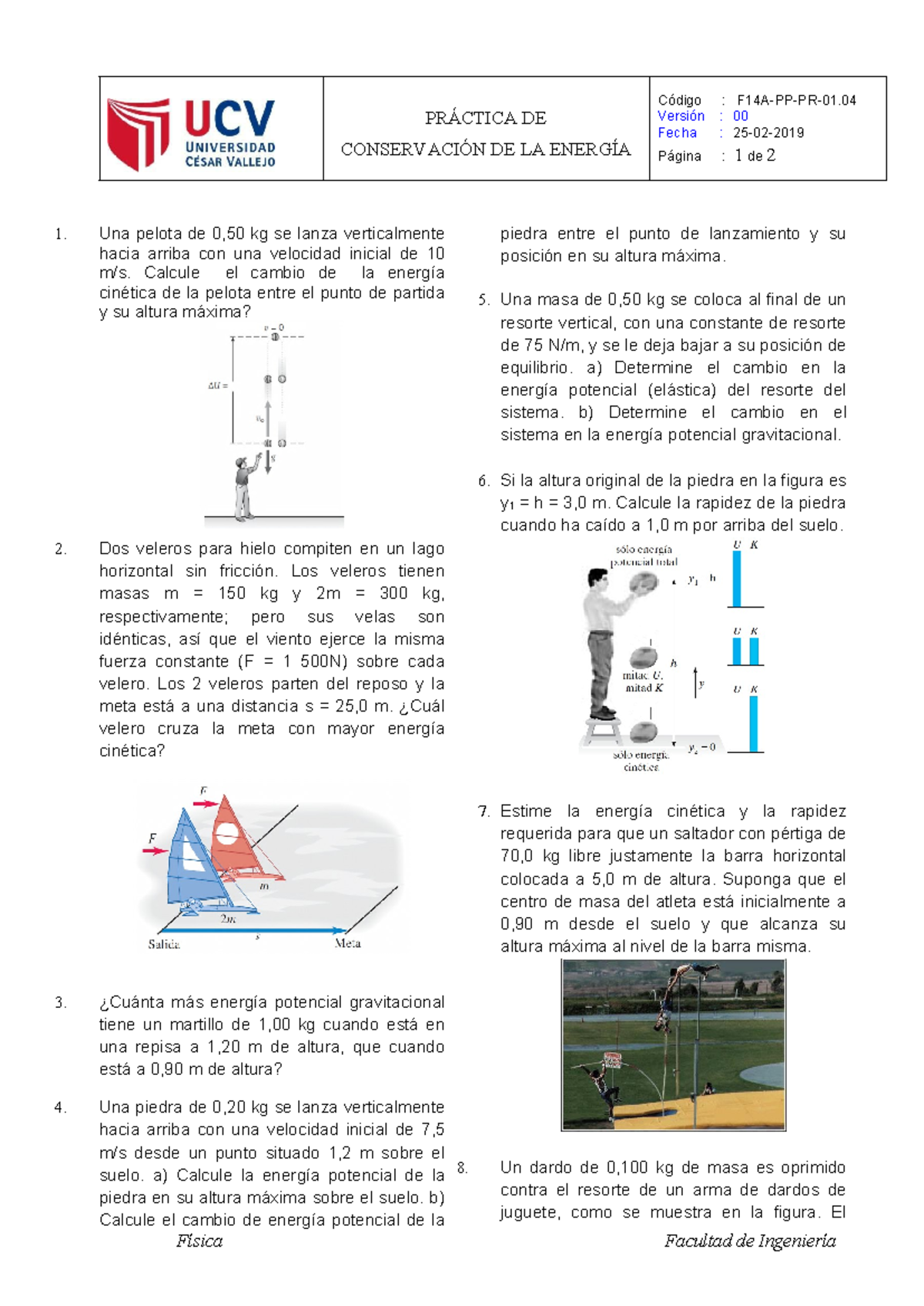 4. S09. Práctica DE Conservación DE LA Energía - PRÁCTICA DE CONSERVACIÓN DE LA ENERGÍA Código ...