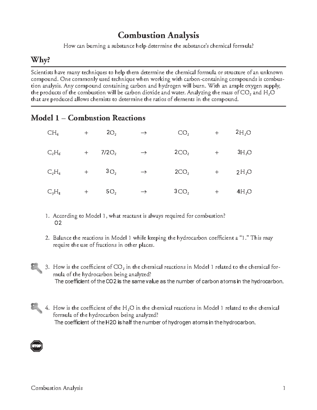 Jason Lee - 3 Combustion Analysis - S - Combustion Analysis 1 ...