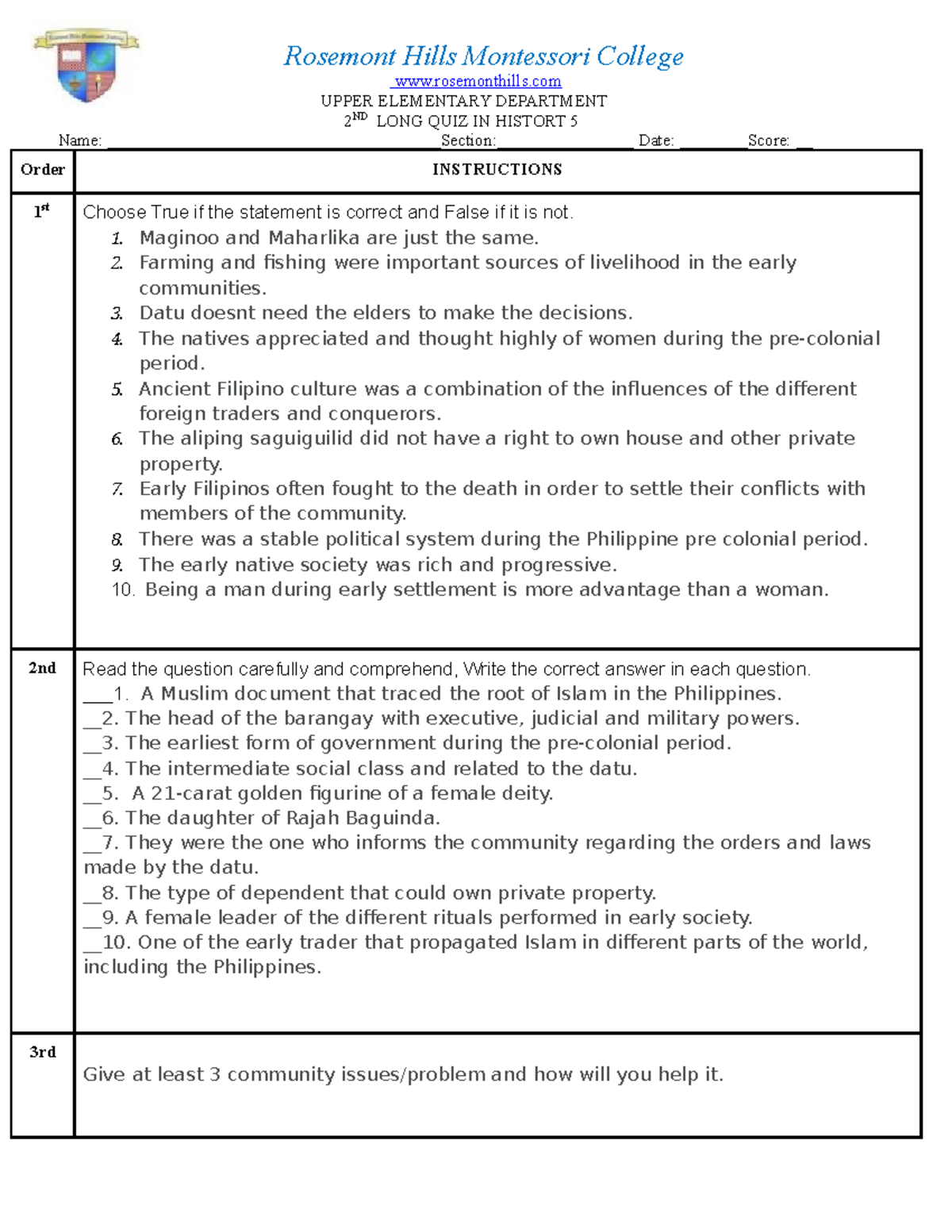 History 5 TQ-LQ - Introduction to Computing (LEC) Syllabus | Page 2 of 6 j. Ability to use - Studocu