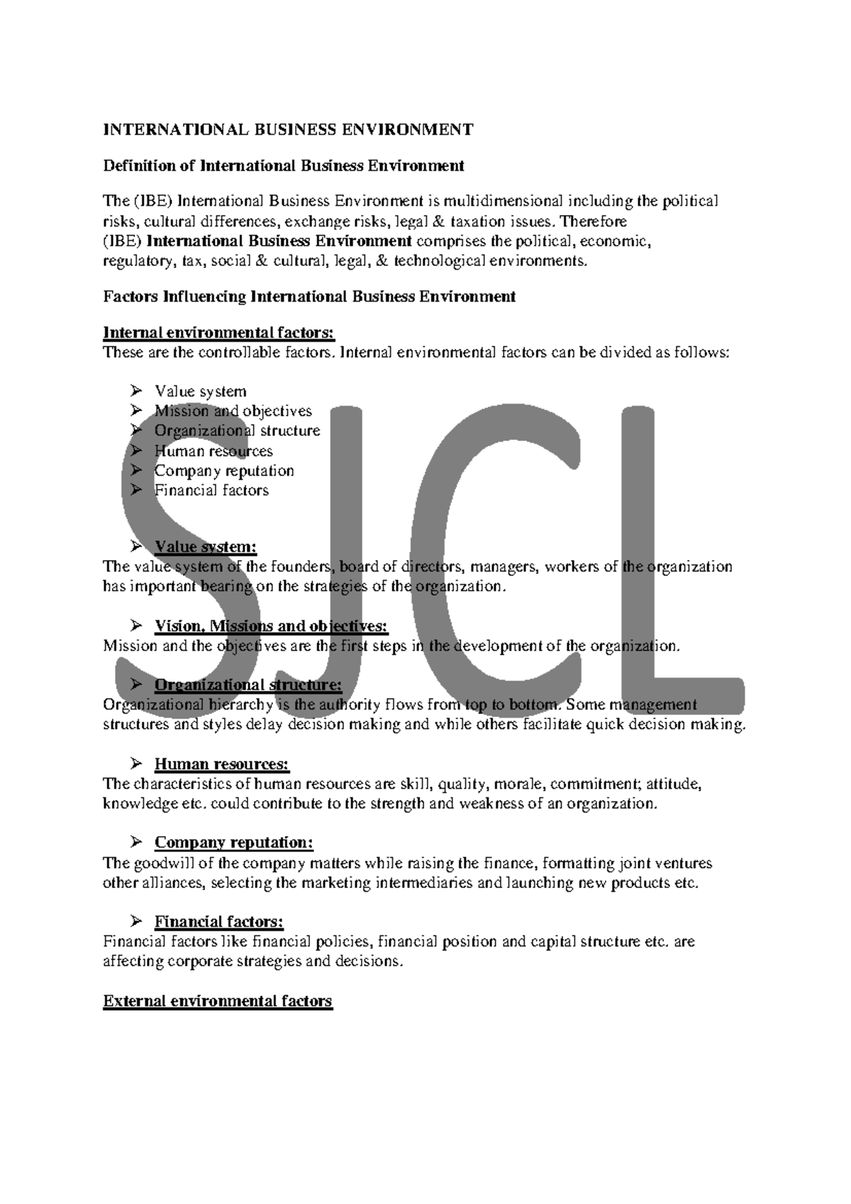 5 6129609537658815549 - INTERNATIONAL BUSINESS ENVIRONMENT Definition ...