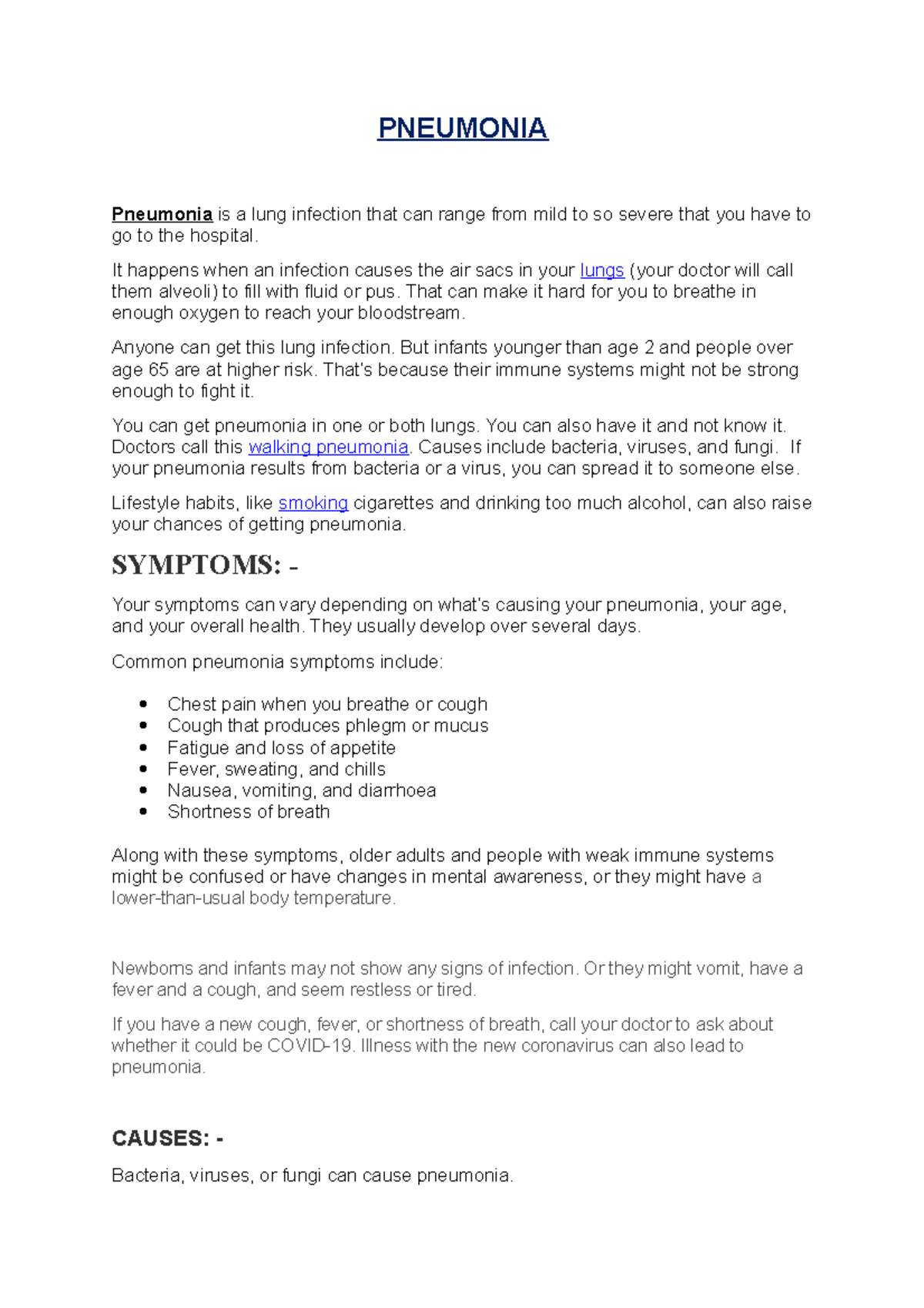 Pneumonia - MEDICAL SURGICAL TEXT BOOK AND SOCIAL NETWORK - PNEUMONIA ...