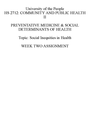 UNIT 4 - It is written Assignment Health Science unit 2 AY2024 - Written Assignment Unit 4 - Studocu