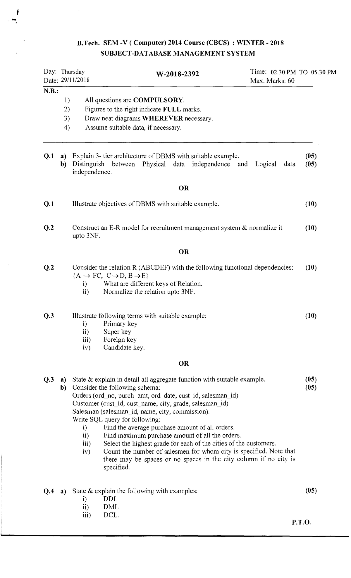 Database Management Systems - Computer Networks - Studocu