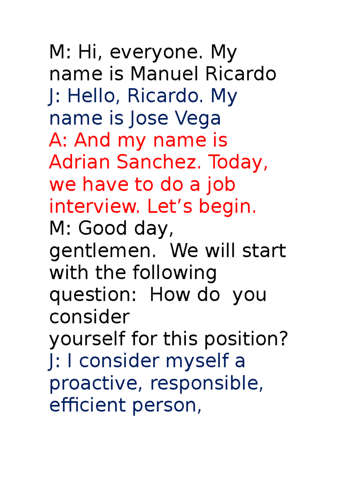 Inges 3 Semana 3 - apunte - M: Hi, everyone. My name is Manuel Ricardo ...