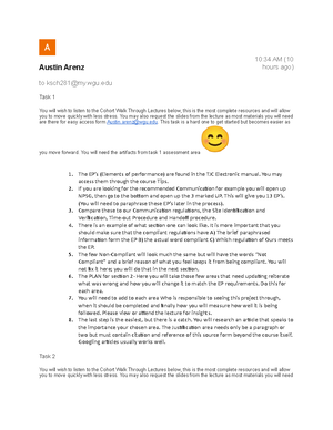 AFT2 TASK 2 - Submission - INSERT TITLE HERE Table of Contents A1 ...