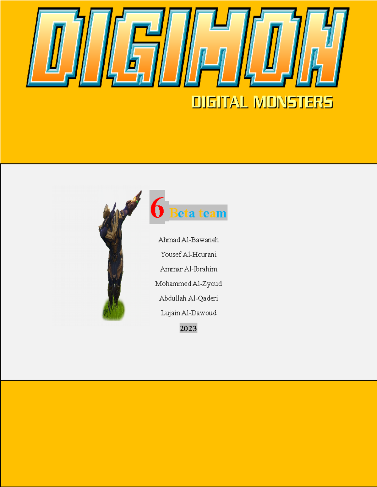 Digimon final ٢ - Hhh hdjkd keknne - 6 Beta team Ahmad Al-Bawaneh ...