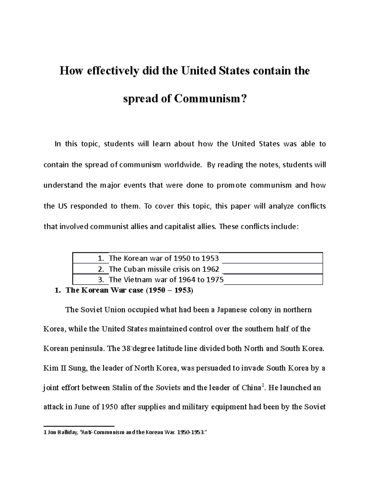 How effectively did the united states contain the spread of communism ...