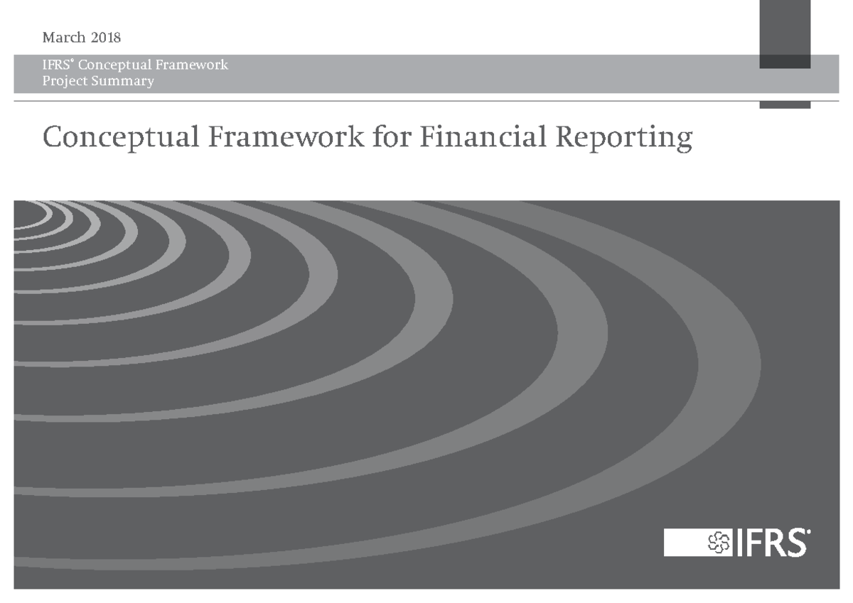 Module 1 - Revised Conceptual Framework For Financial Reporting - IFRS ...