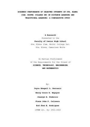 Reflections FS 1 - Reflection on Field Study 1 - Conducting ...