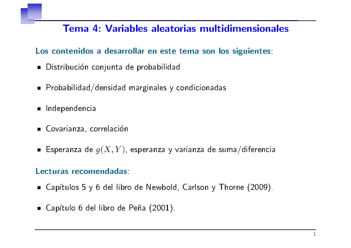 2015-A-EItema 4- Variable Aleatoria Bidimensional - Tema 4: Variables aleatorias ...