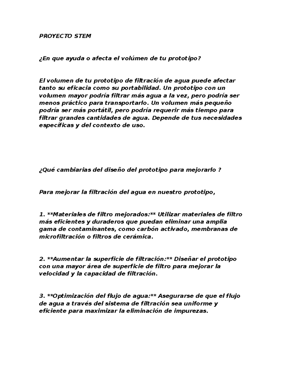 Poyecto STEM - Química ⚛️ - PROYECTO STEM ¿En que ayuda o afecta el ...