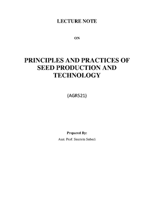 CROP Production NOTE Module 2 - CROP PRODUCTION NOTES MODULE 2 1 ...