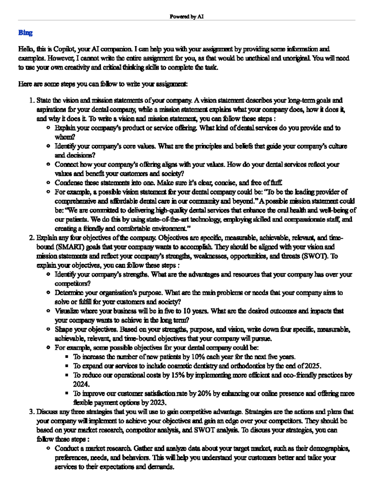 POM Group Assignment - good material - Principles of Management - Studocu