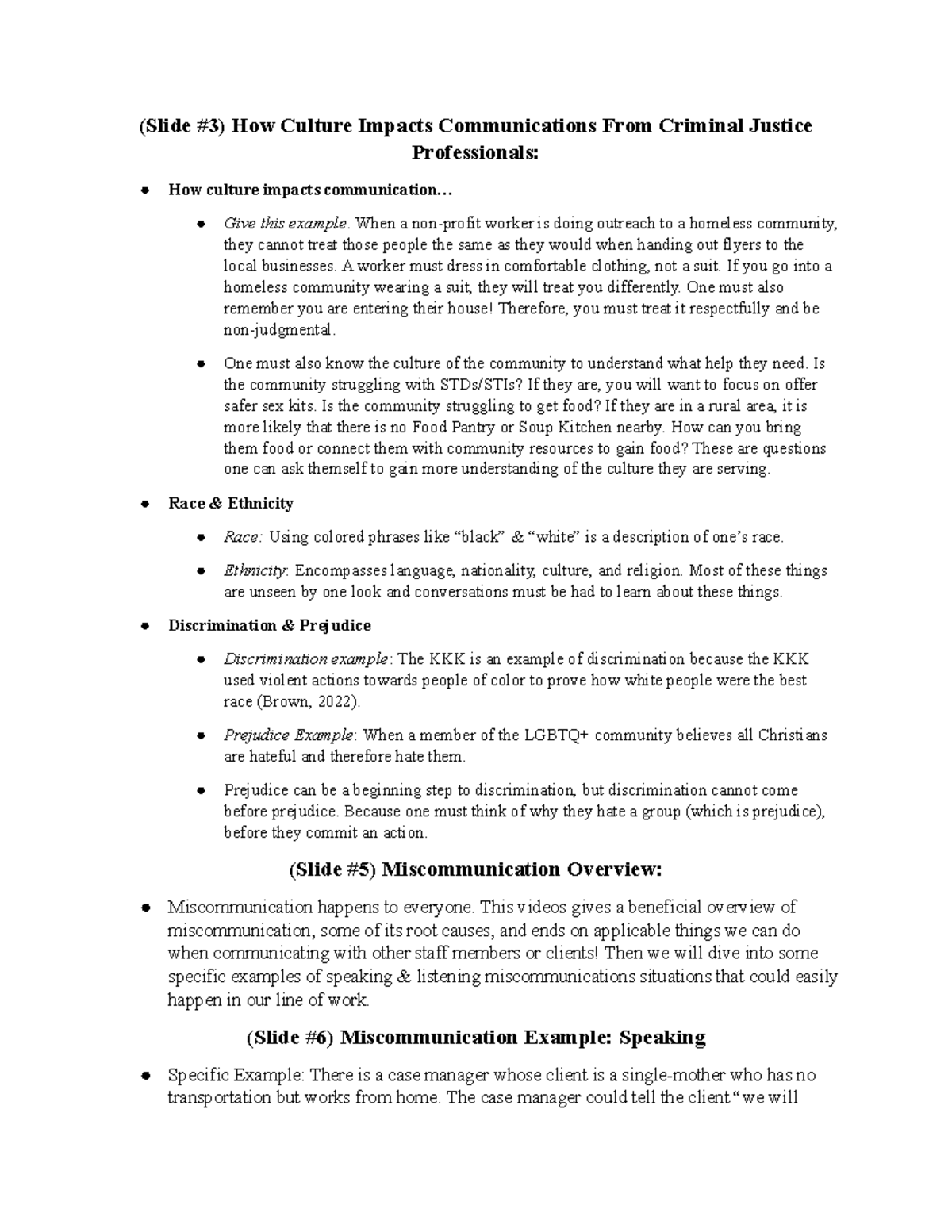 Speaker Notes for Project 1 - (Slide #3) How Culture Impacts ...