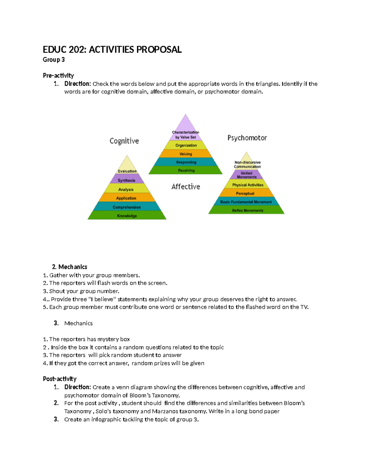 Document (15) - proposal - EDUC 202: ACTIVITIES PROPOSAL Group 3 Pre ...