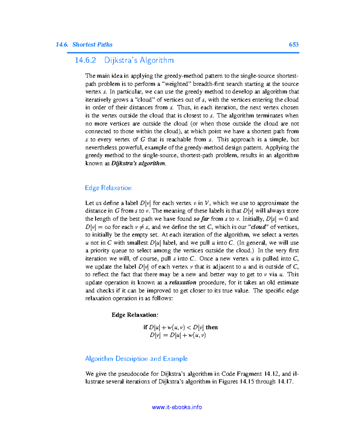 Data Structures And Algorithms In Java 68 Shortest Paths 653 146