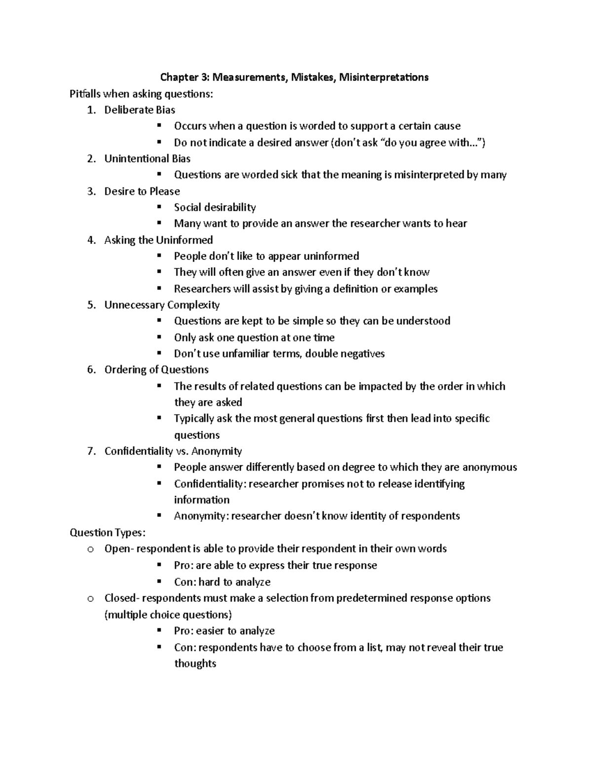 Chapter 3 - Beth Cochran - Chapter 3: Measurements, Mistakes ...