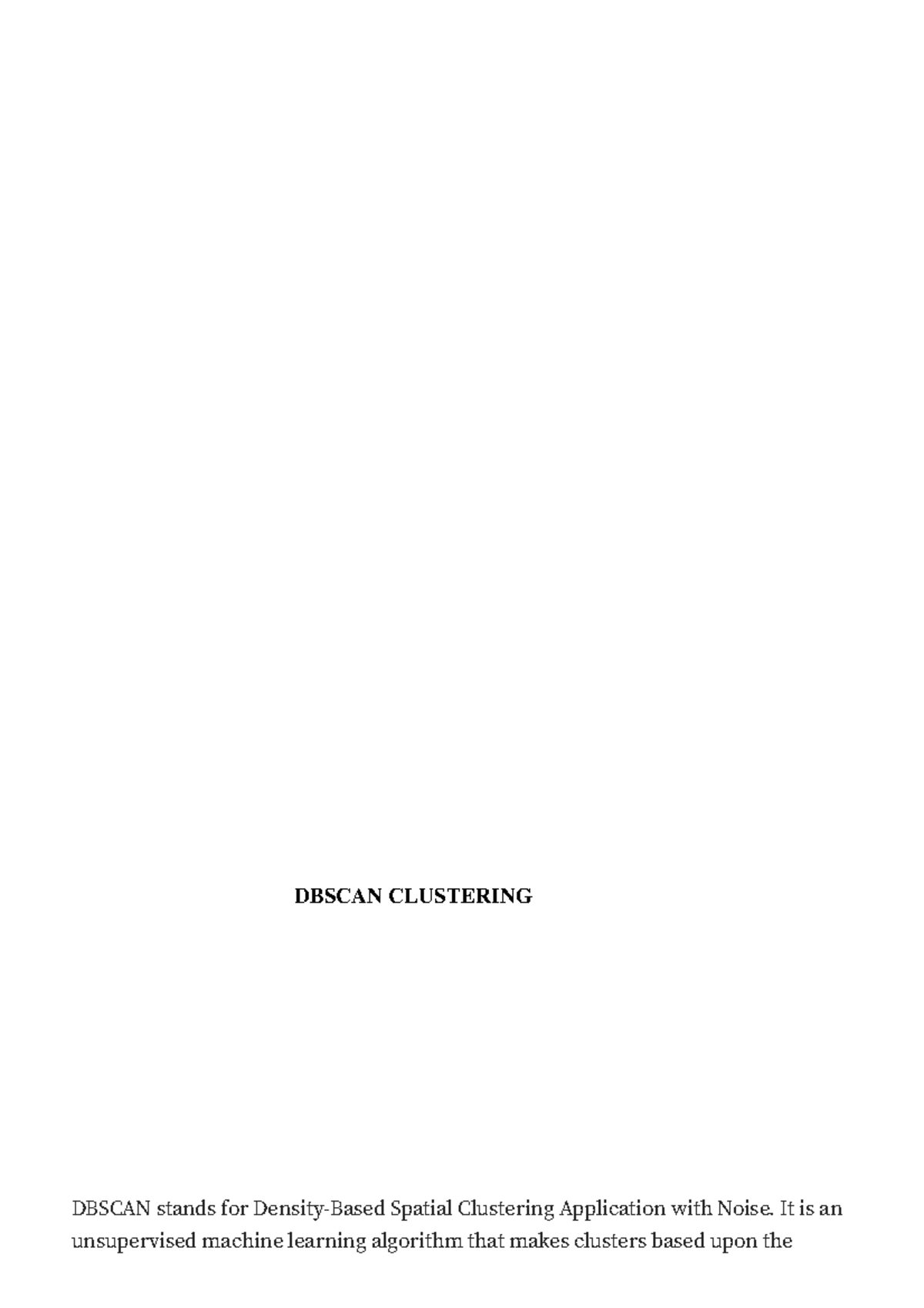 23-Numerical problems on Agglomerative and Dbscan clustering-21-03-2024 ...
