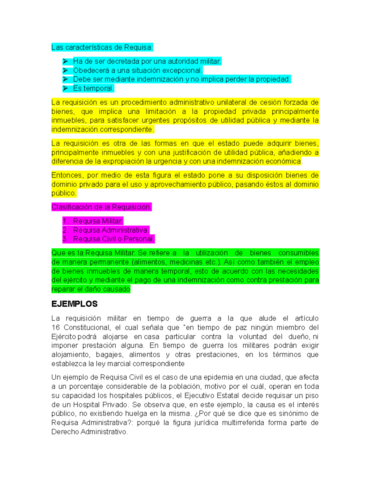 Las características de Requisa - Las características de Requisa: Ha de ...