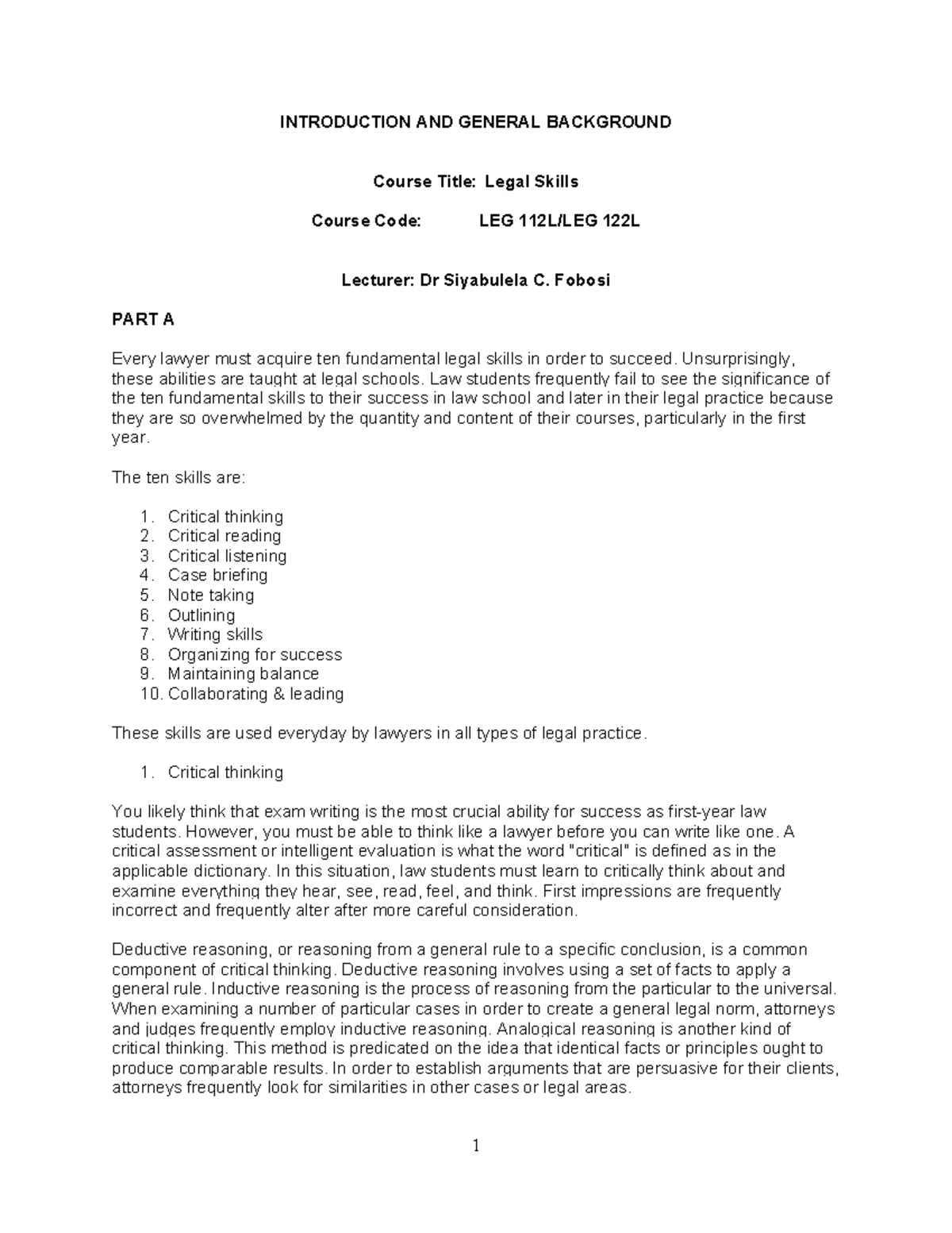 Introduction AND General Background - INTRODUCTION AND GENERAL ...