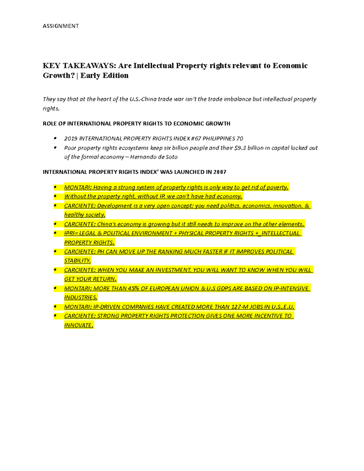 Programs AND Policies ON Enterprise Development - Assignment ...