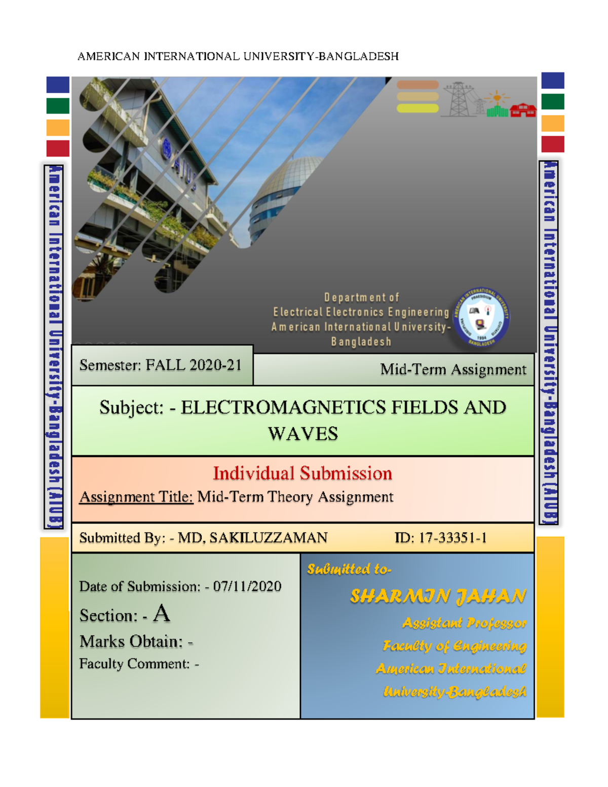 Optical fiber communication ELECTROMAGNETICS FIELDS AND WAVES in ...
