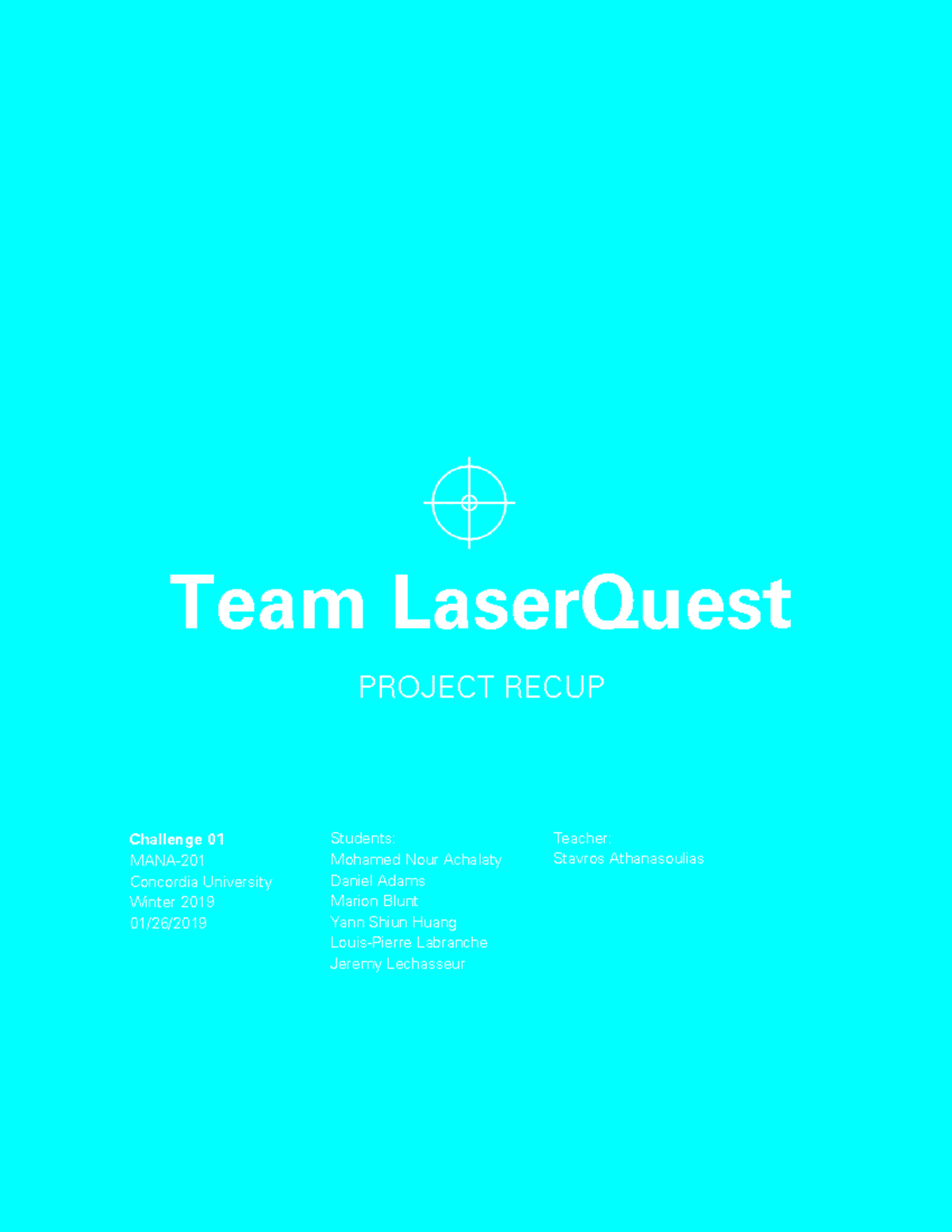 Challenge 01 Re Cup 636841176285462525 - Challenge 01 Team LaserQuest PROJECT RECUP Students ...