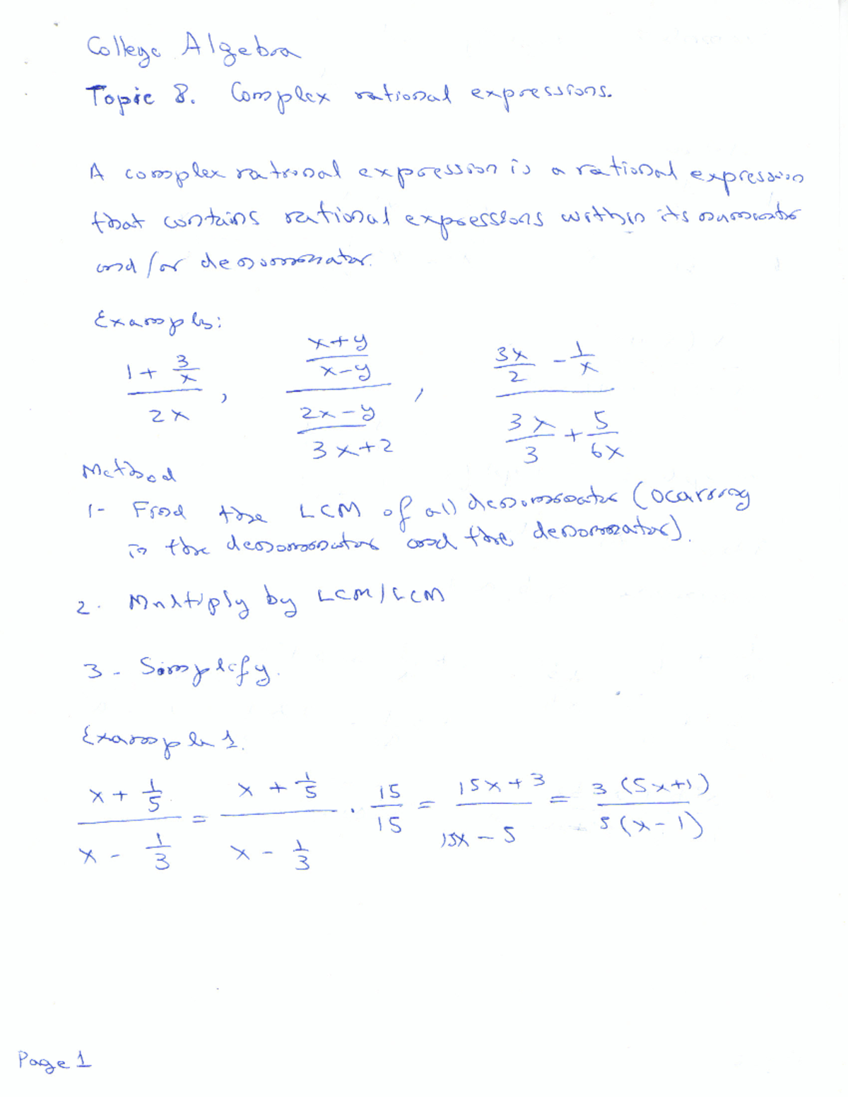 Lecture 08 - MATH 1021 - Studocu