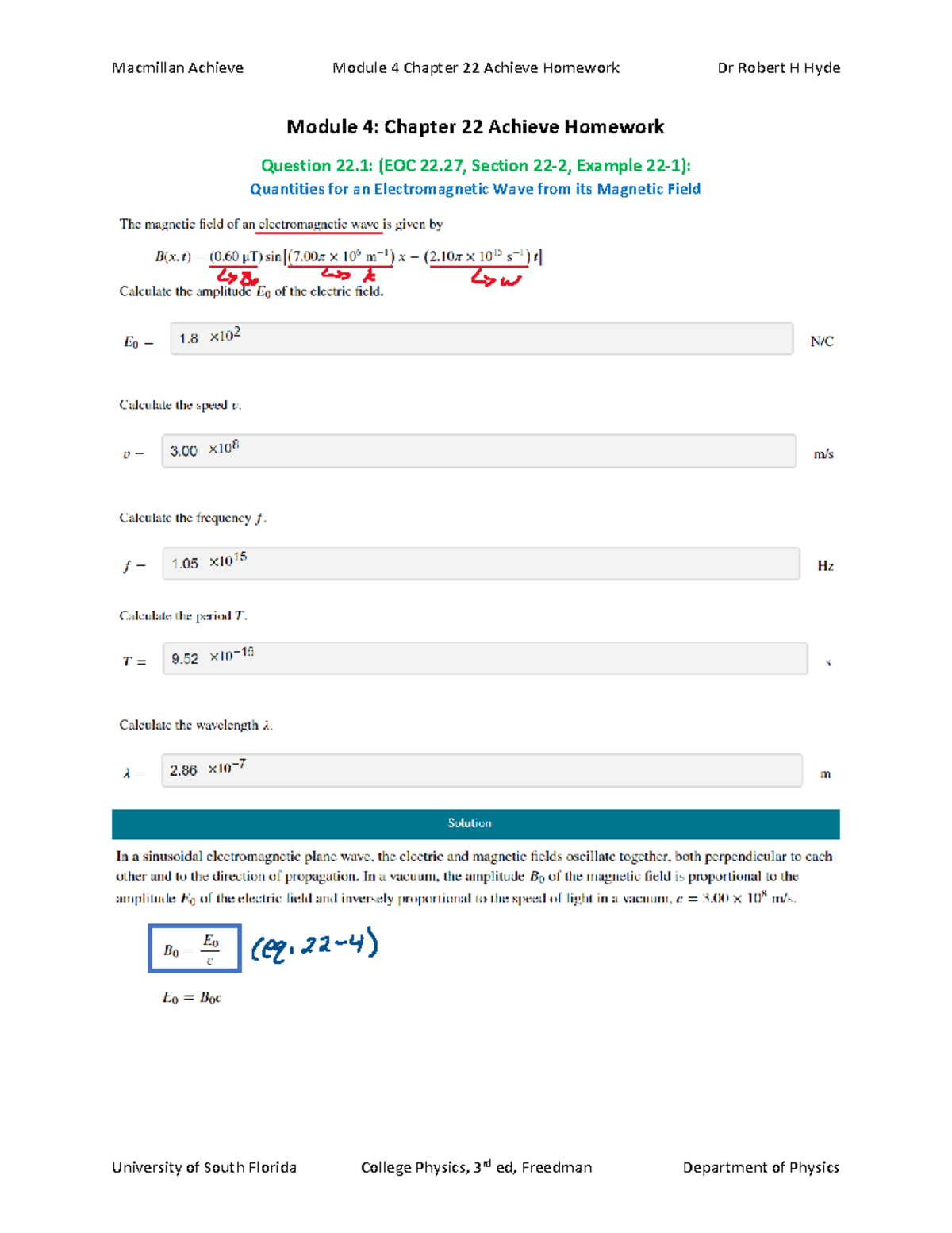 M4 Ch22 Homework Solutions - PHY2054 - Module 4 : Chapter 22 Achieve ...