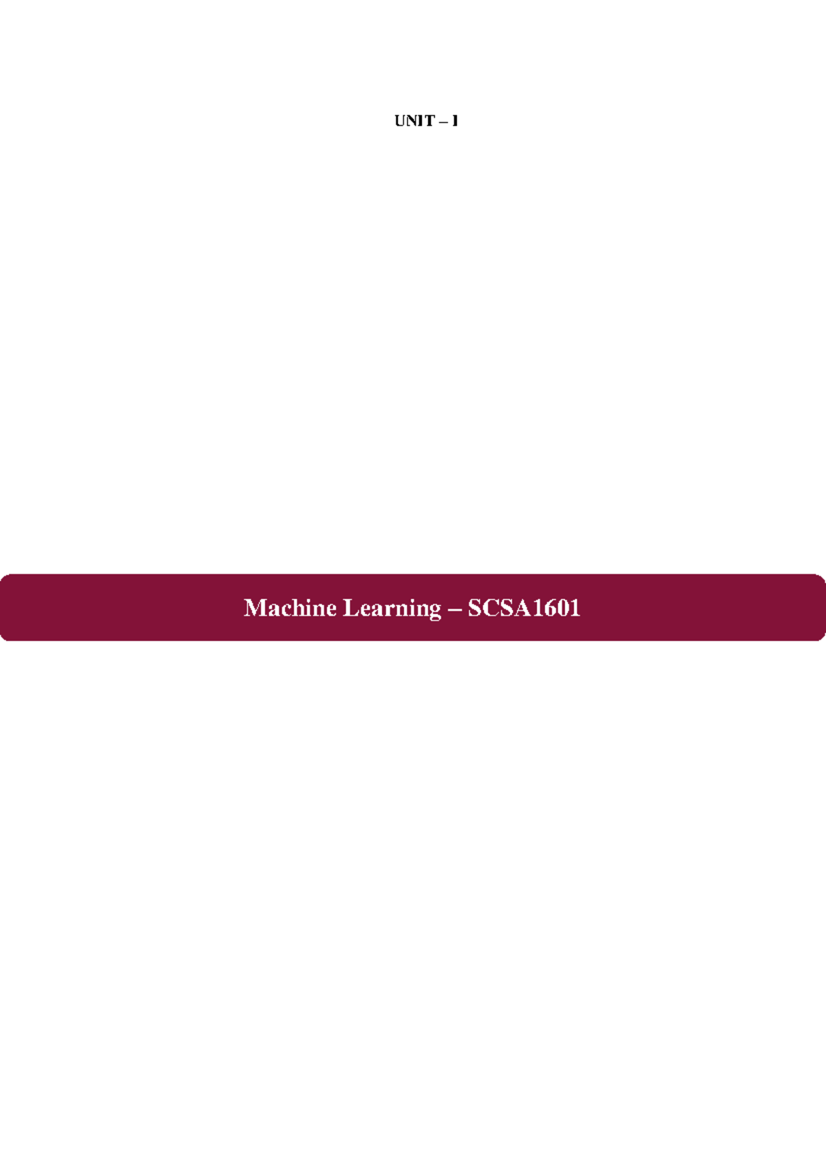 Machine Learning I Introduction Well Posed Learning Problem A Computer Program Is Said To