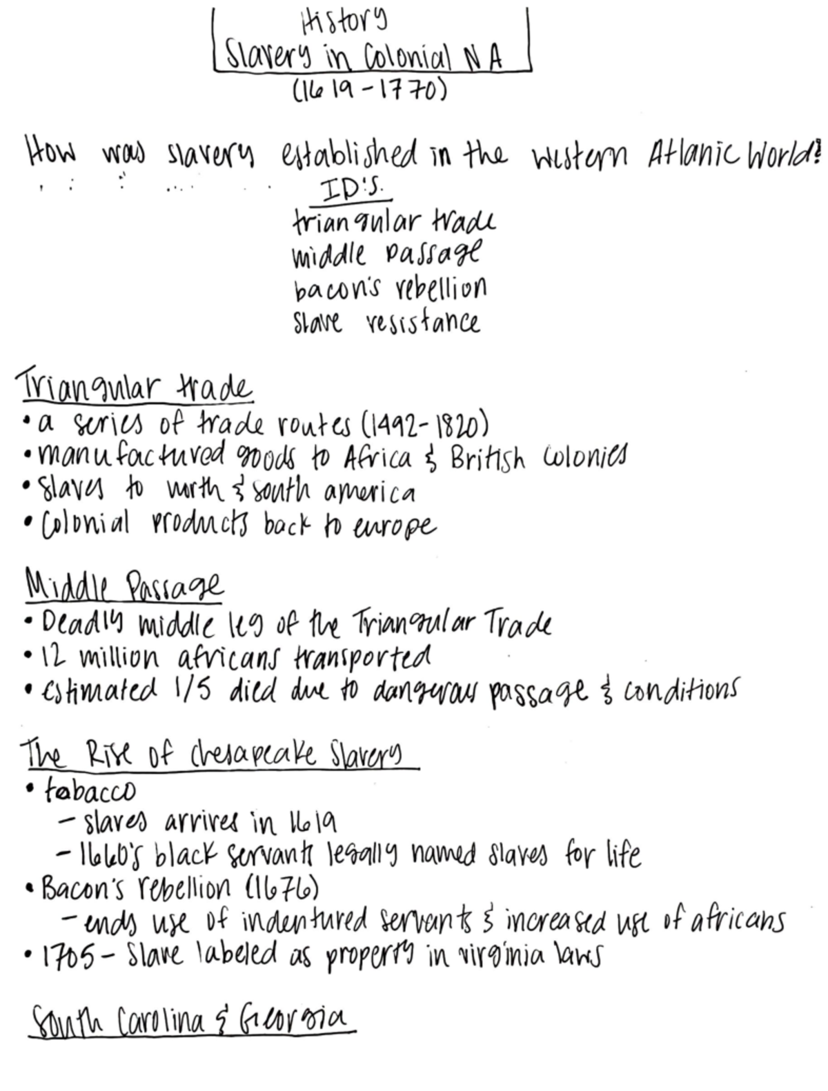 Slavery in Colonial NA-2 - History Slavery in Colonial NA (1619-1770 ...
