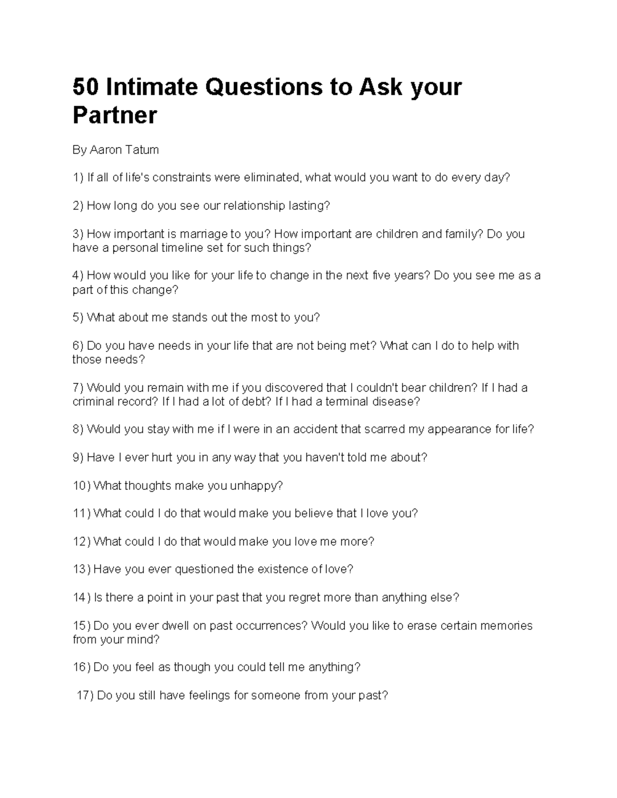50+Intimate+Questions+to+Ask+your+Partner copy - 50 Intimate Questions ...