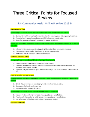 3 point remediation senior - Three Critical Points for Remediation ...