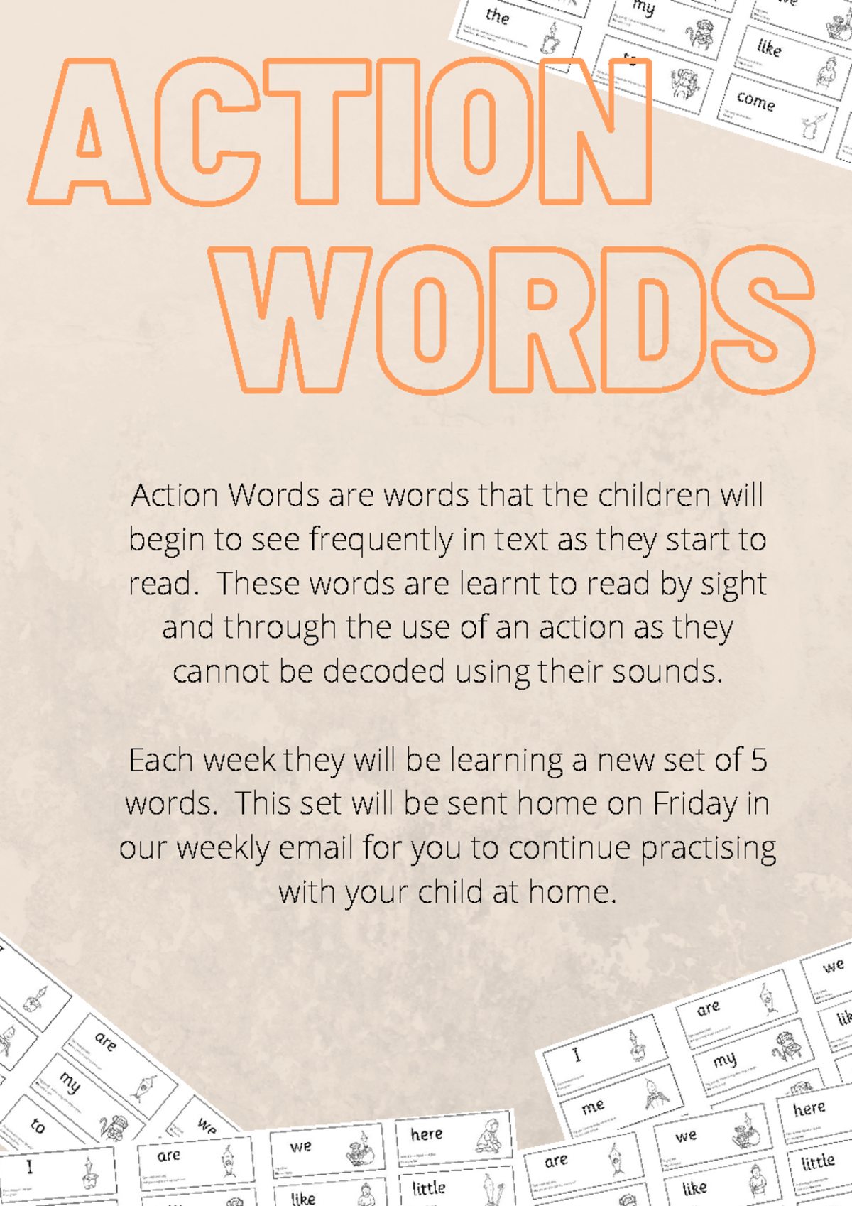 Action Words wk 4 - AQA English Literature GCSE - Action Words are ...