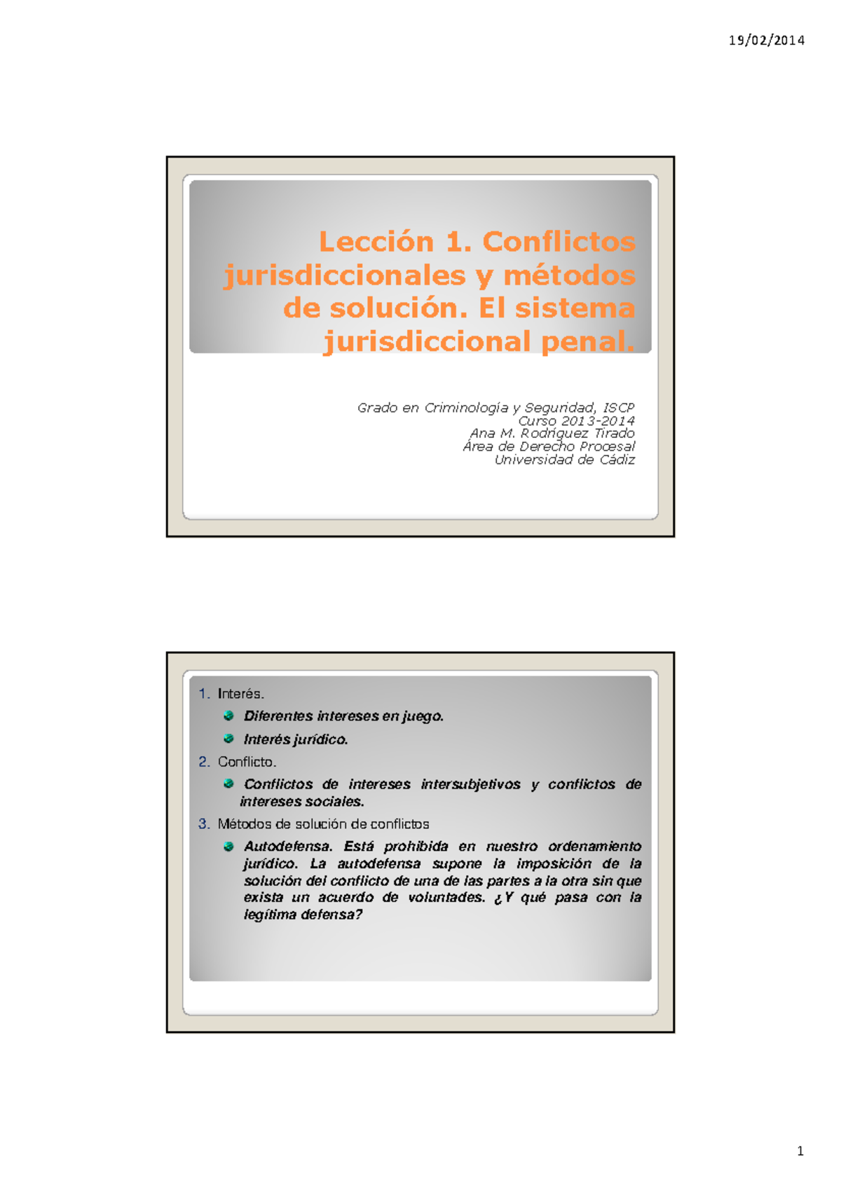 Instituciones del sistema de control penal - Apuntes - Tema 1 - - Studocu