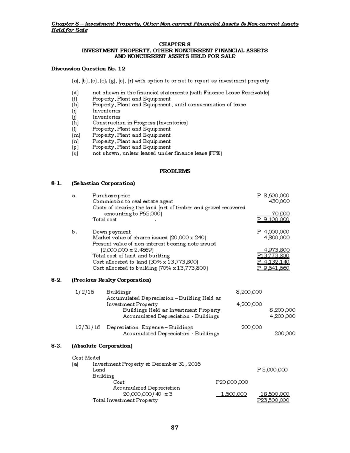 lecture notes materi - ACCOUNTANCY - OLFU - Studocu