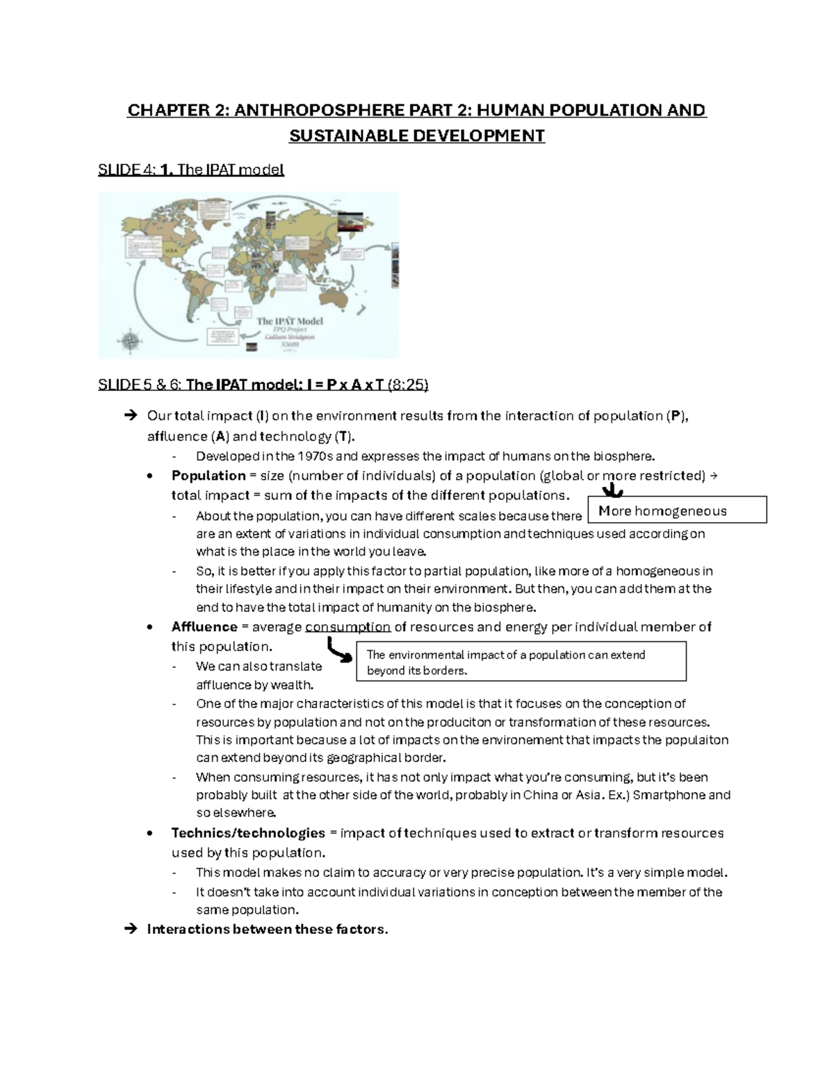 Chapter 2 THE Anthrosphere PART 2 - CHAPTER 2: ANTHROPOSPHERE PART 2 ...