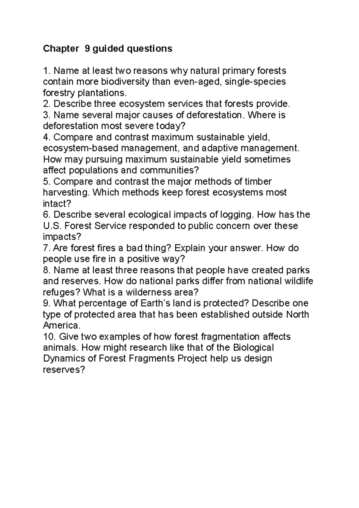 Chapter 9 guided questions - Chapter 9 guided questions Name at least ...