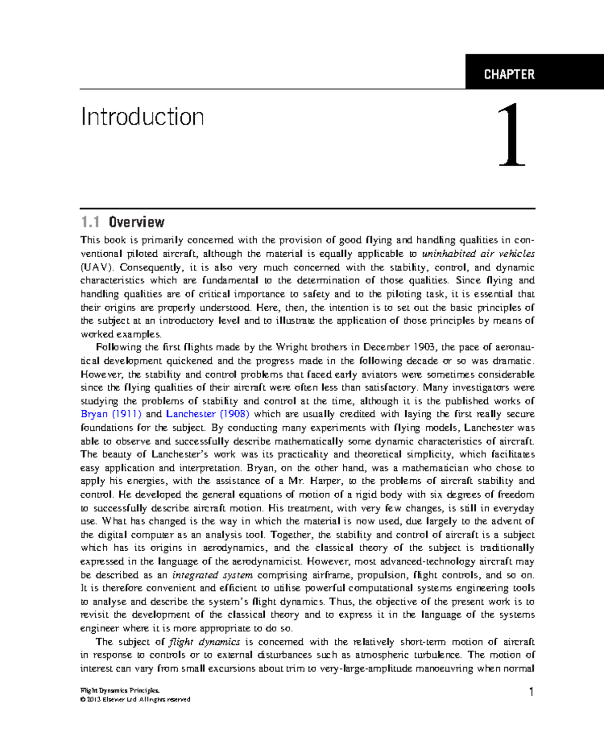 Chapter-1-Introduction 2013 Flight-Dynamics-Principles - CHAPTER 1 ...