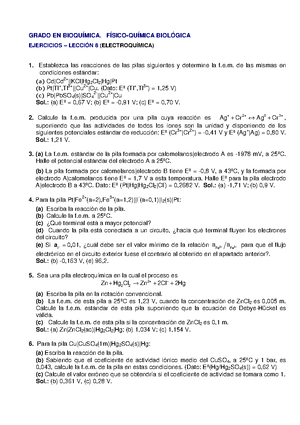 Ejercicios Lección 2 - wdOUG - GRADO EN BIOQUÍMICA FÍSICO-QUÍMICA BIOLÓGICA EJERCICIOS – LECCIÓN ...
