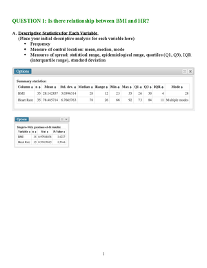 Assignment 10 - Apply your knowledge - Q U E S T I O N 1 The ...