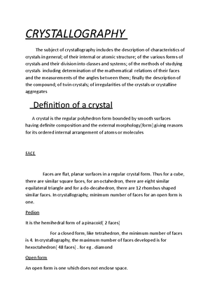 Model description - his is very helpful - Crystallography ...