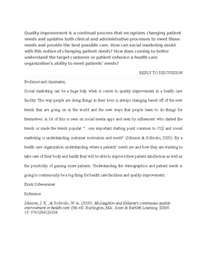 Hospital Scenario-HCA 240 - HCA-450 - GCU - Studocu