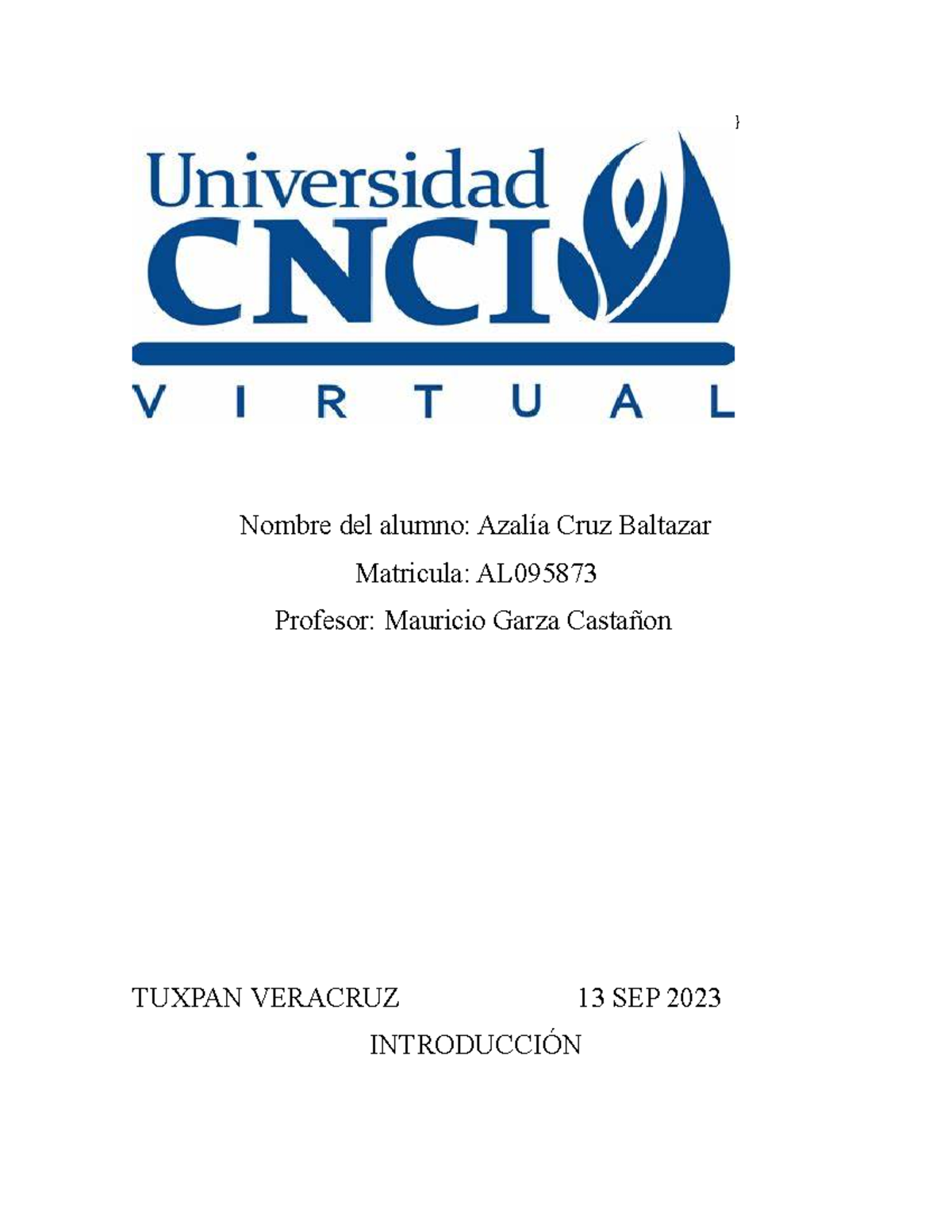 Actividad 2 Mecanica Clasica - } Nombre del alumno: Azalía Cruz ...