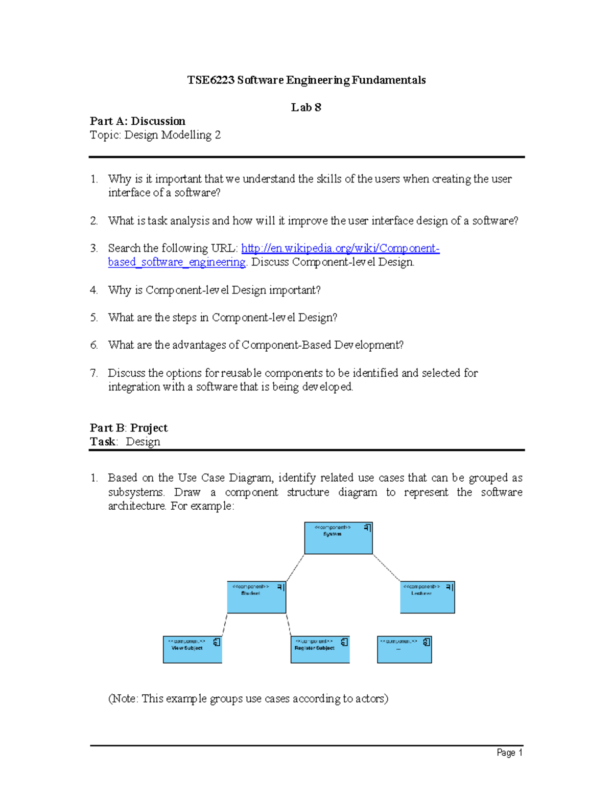 Software Engineering Fundamentals - wikipedia/wiki/Component- based ...