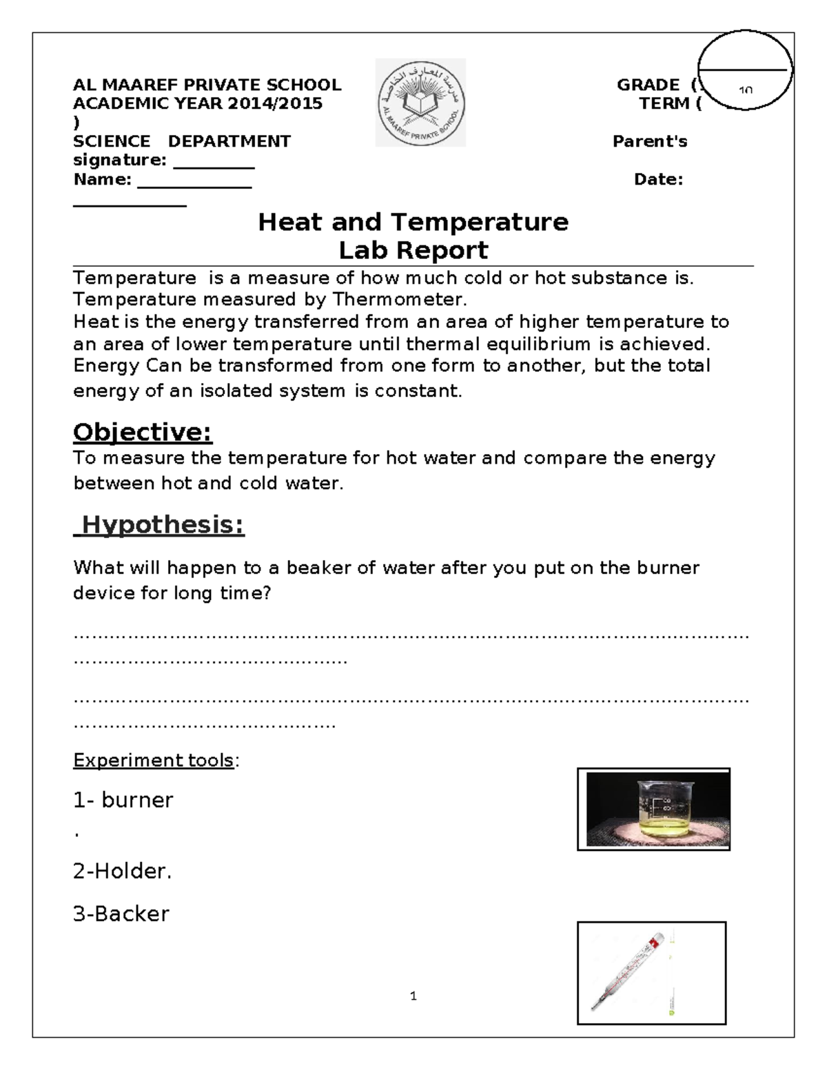 Lab 11 - Calculate the acceleration of object in the lab - AL MAAREF ...